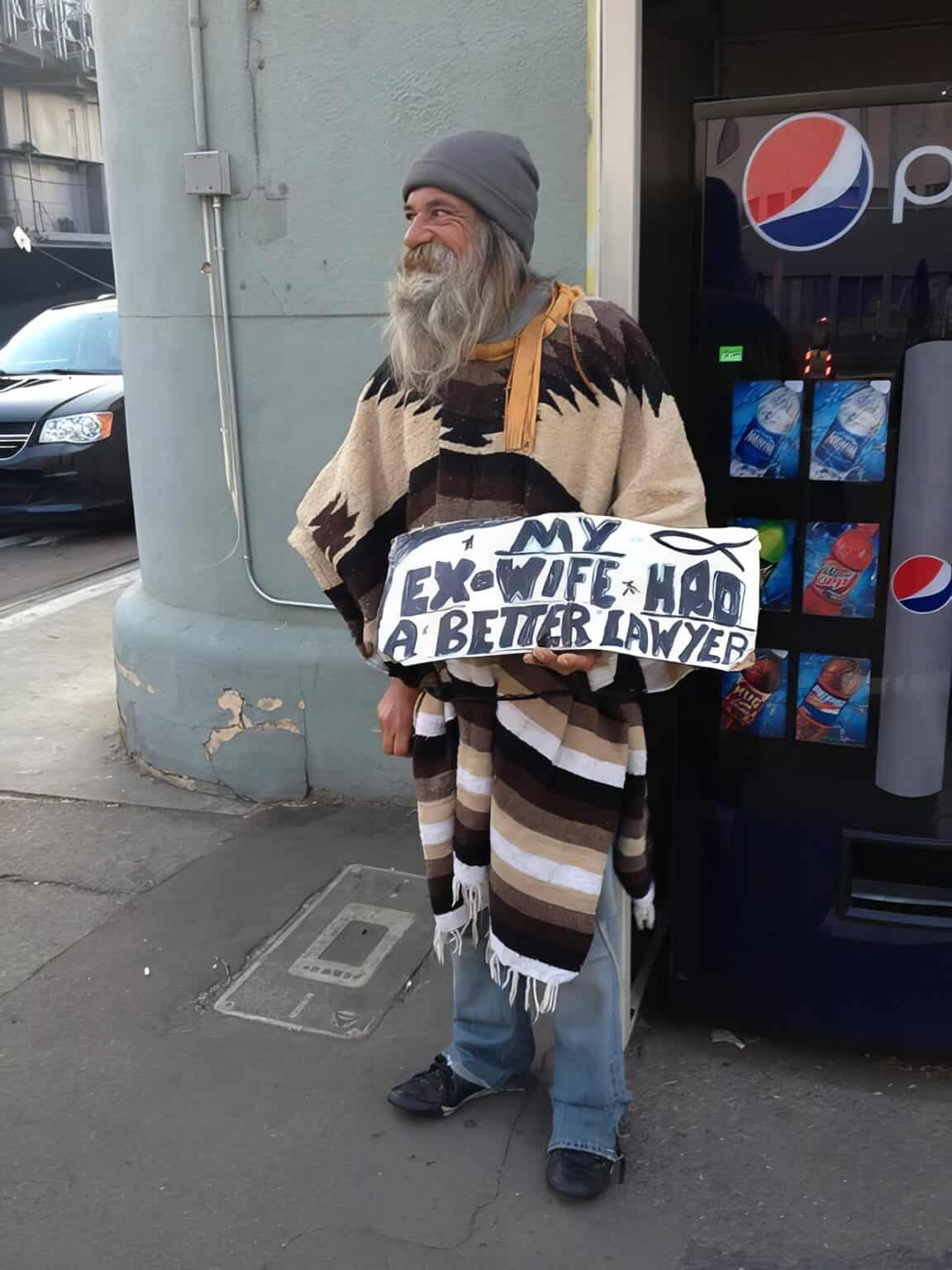 46 Funny Homeless Signs That Will Make You Think
