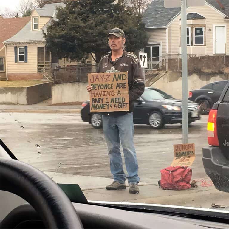 46 Funny Homeless Signs That Will Make You Think