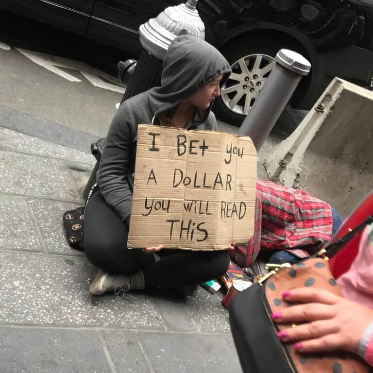 46 Funny Homeless Signs That Will Make You Think - Tidbits Of Experience