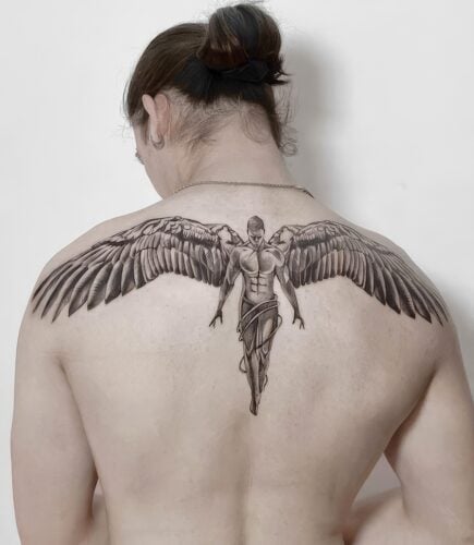 117 Angel Tattoo Ideas: A Heavenly Guide To Your Next Ink - Tidbits Of ...