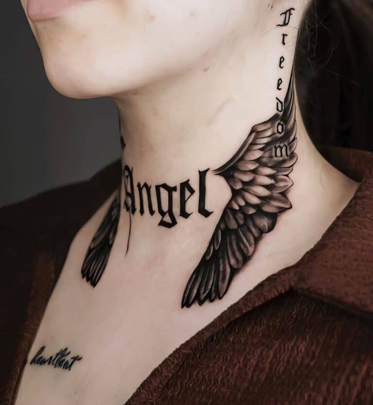 117 Angel Tattoo Ideas: A Heavenly Guide To Your Next Ink - Tidbits Of ...