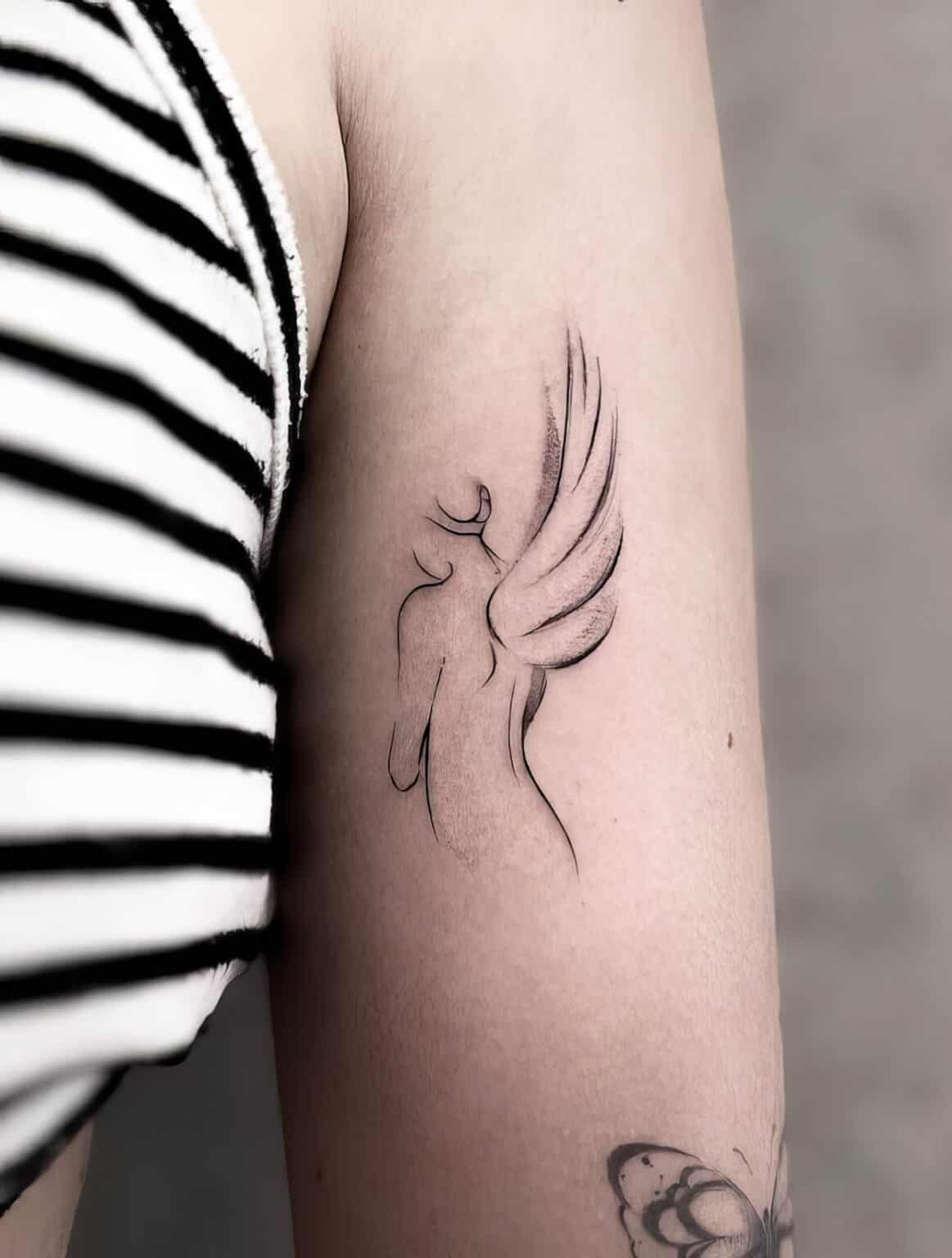 117 Angel Tattoo Ideas: A Heavenly Guide To Your Next Ink - Tidbits Of ...