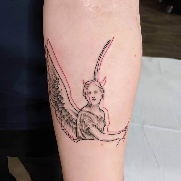 117 Angel Tattoo Ideas: A Heavenly Guide To Your Next Ink - Tidbits Of ...