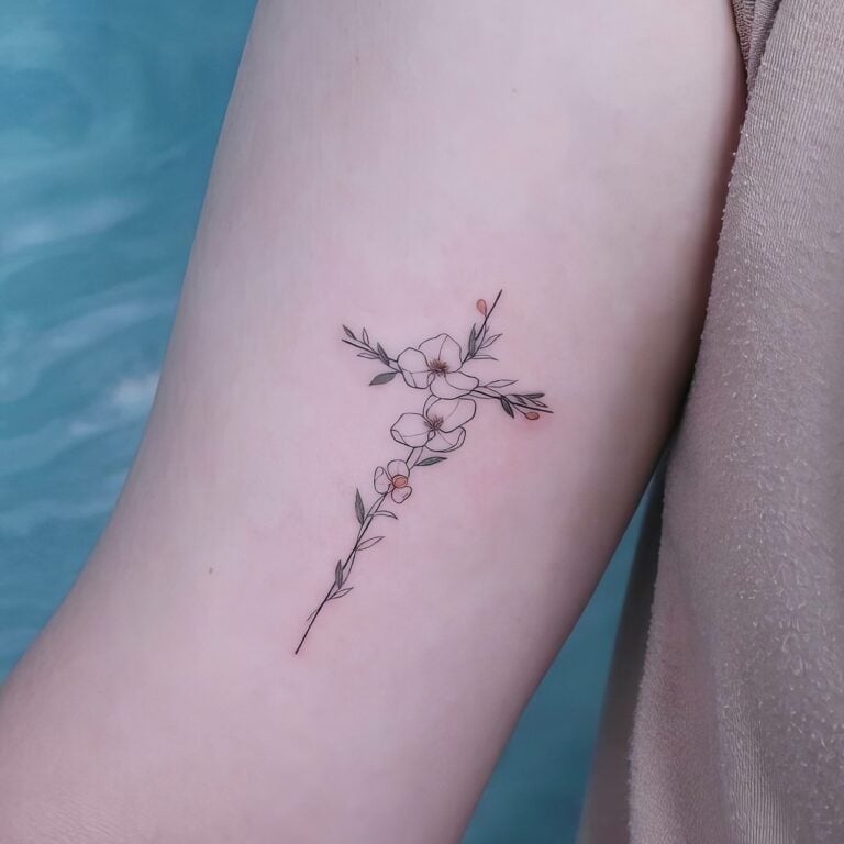 155 Stunning Floral Tattoo Designs: From Whimsical Wildflowers To Bold ...