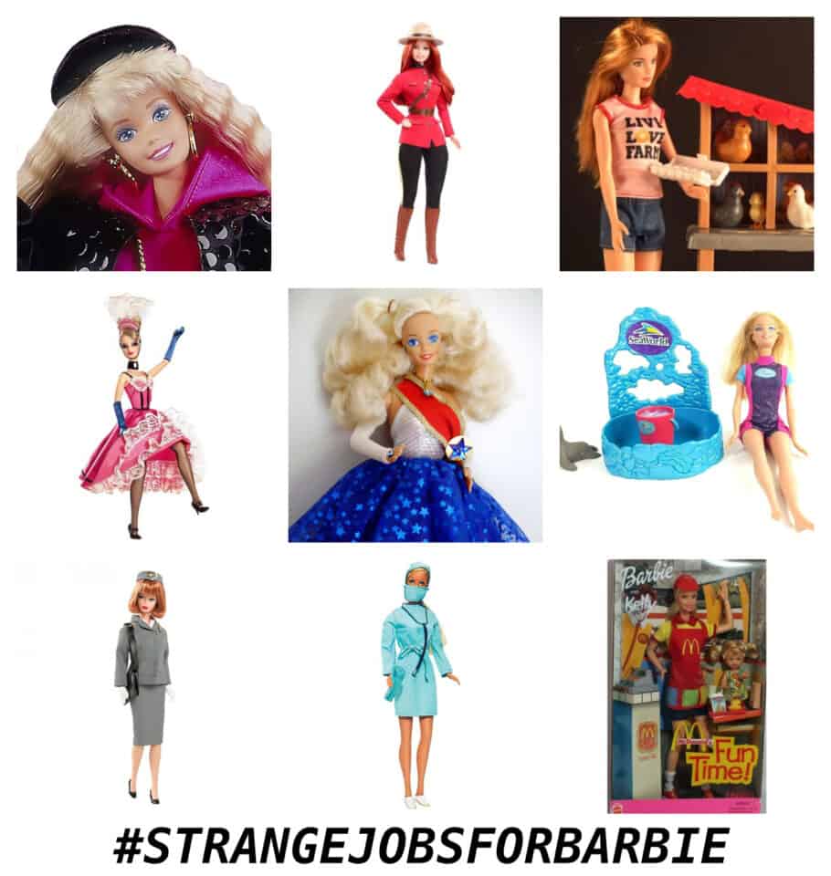 19 Strange Jobs For Barbie: From Mountie To Mars Explorer - Tidbits Of ...
