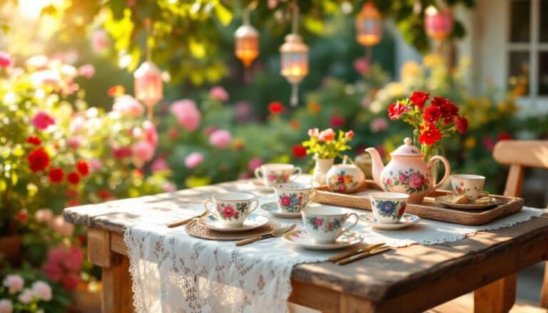 Perfect Table Settings For A Tea Party: 4 Easy Themes (No Mad Hatter Drama!)